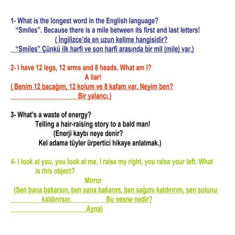 Ing. Bilmeceler | PPT