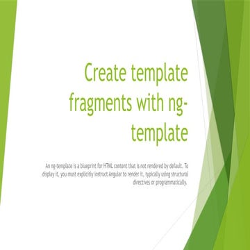 Mastering Angular ng-template: Conditional Rendering and Template ...