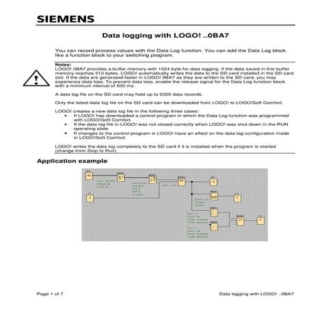 01 data logging com logo! 0 ba7 | PDF