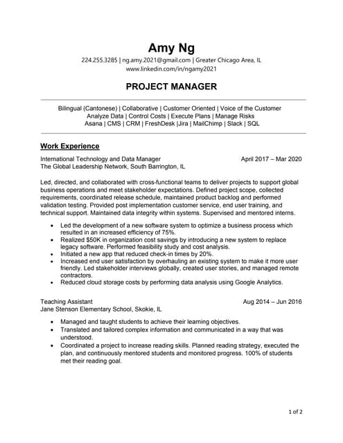 Miles Walker Resume - August 2016 | PDF