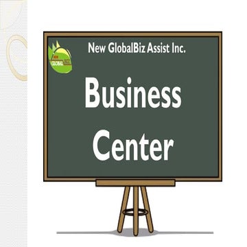 Business Center Presentation | PPT