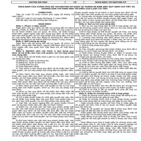 Nghị định 107 | PDF