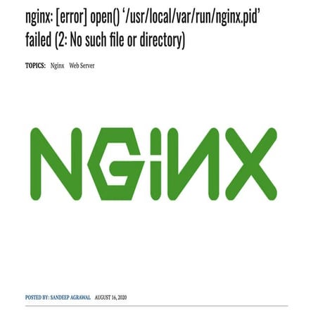 Nginx error-no-such-file-or-directory | PPT