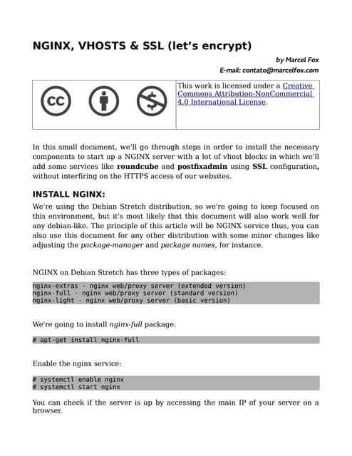 Nginx Vhosts And Ssl Lets Encrypt Pdf