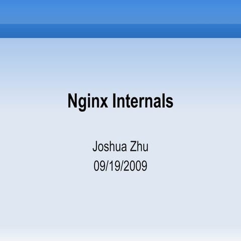 Nginx Internals Ppt 