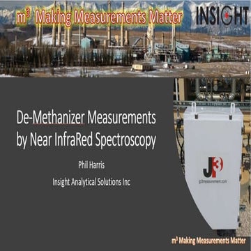 De Methanizer Measurements by Near Infrared Spectroscopy | PPT