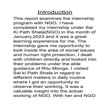 NGO Internship Dairy.docx