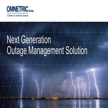 Outage Management System HANDLING ISSUES | PPTX