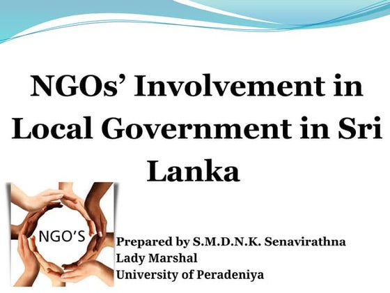 THE ROLE OF NGO & CBOs | PPTX | Non-Profit Organizations | Industries