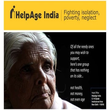 Help Age India NGO PPT................................... | PPTX