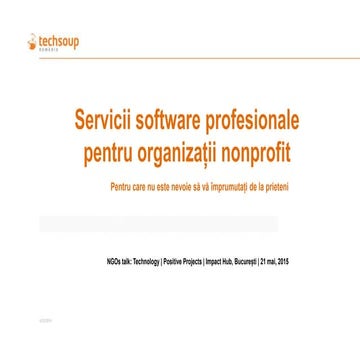 3 servicii software gratuite pentru ONG-uri | PDF
