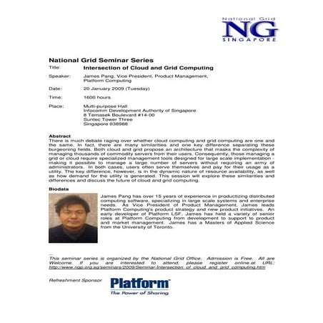 Intersection of Cloud and Grid Computing | PDF