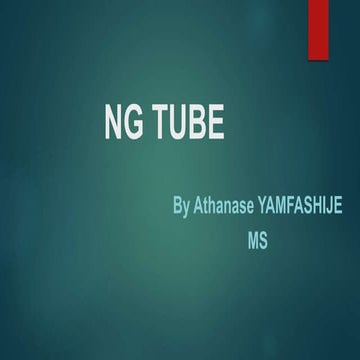 Tube feeding ( Gavage feeding ) | PPTX