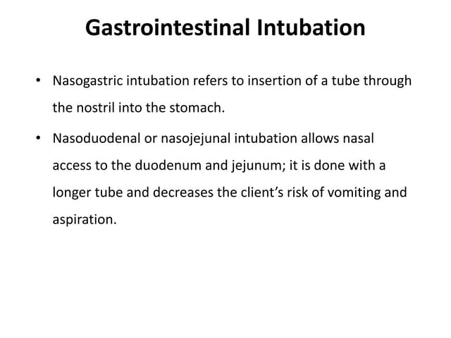 Nasogastric tube (NG tube) | PPTX