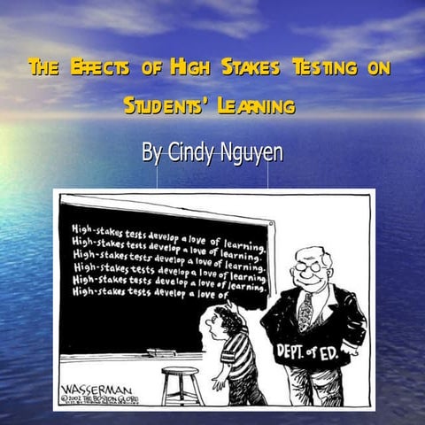 High Stakes tests Vs Low Stakes Tests [Testing and Assessment].pptx