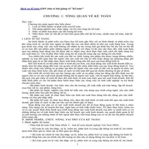 Nguyen ly ke toan cho doanh nghiep ke toan | PDF