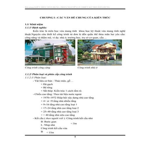 Nguyen ly thiet ke nha dan dung | PDF