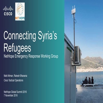 Connecting Syria's Refugees | PPT