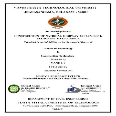 CONSTRUCTION OF NATIONAL HIGHWAY | PDF