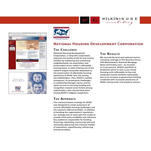 NHDC: Marketing Case Study | PDF