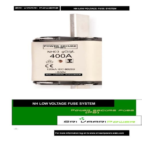 NH fuse System catalogues | PDF