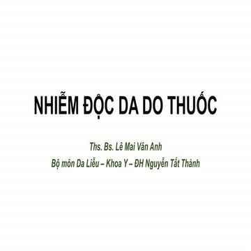 Di ung thuoc | PPTX