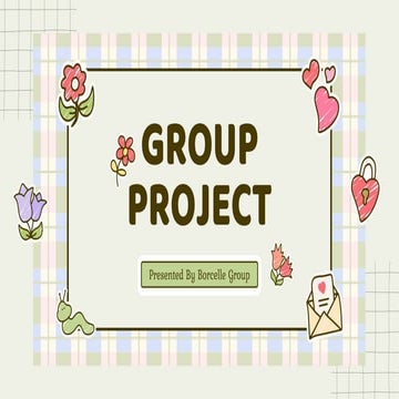group project slide show outline for student | PPTX