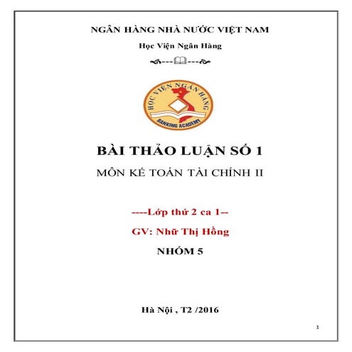 KTTC 2 thảo luận chương doanh thu | PDF