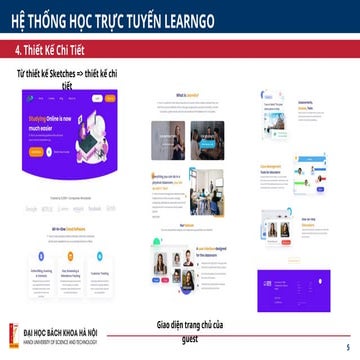 case study UX UI - Website học lập trình LearnGo | PPTX