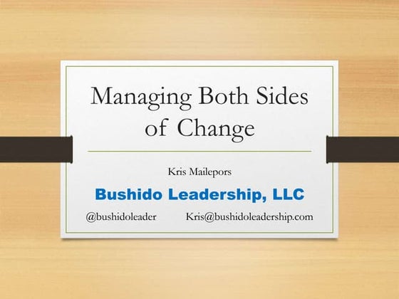 The human side of change | PDF