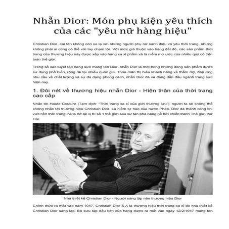 Nhẫn Dior | PDF