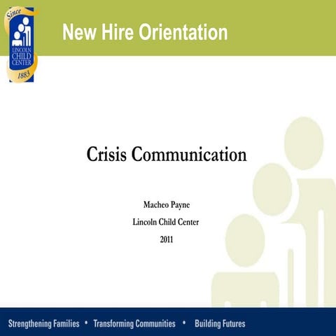Crisis Cycle, Staff Splitting & Diversity | PPT