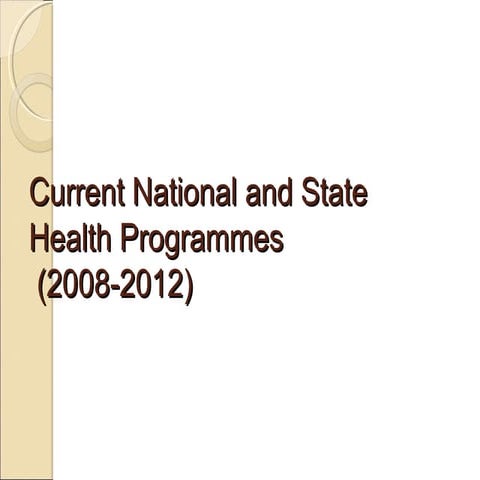 national and states health care programs | PPT