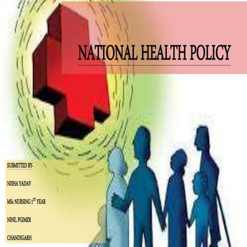 National health policy | PPTX