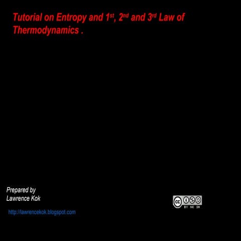 IB Chemistry on Entropy and Laws of Thermodynamics | PPT