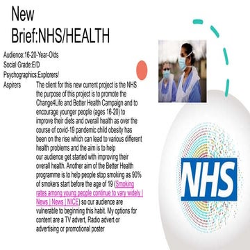 Better Health Campaign Project Idea Pitch | PPTX