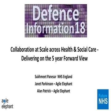 NHS England with Agile Elephant: Collaboration at scale across health ...