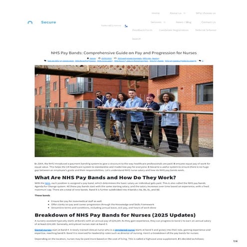 NHS Pay Bands - Comprehensive Guide on Pay and Progression for Nurses ...