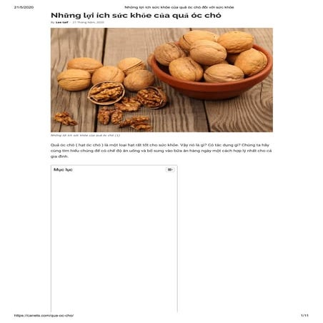 Nhung loi ich suc khoe cua qua oc cho | PDF