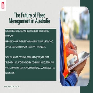 NHVR Electronic Work Diary, Vehicle Tracking Systems Sydney | PDF