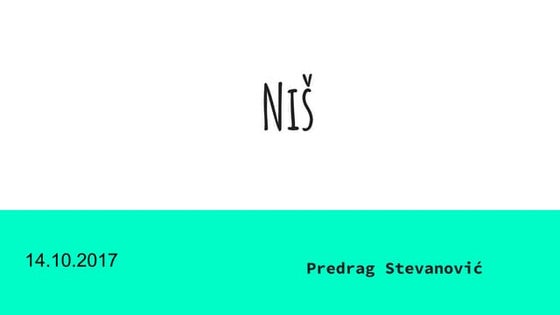 Nis prezentacija | PPTX