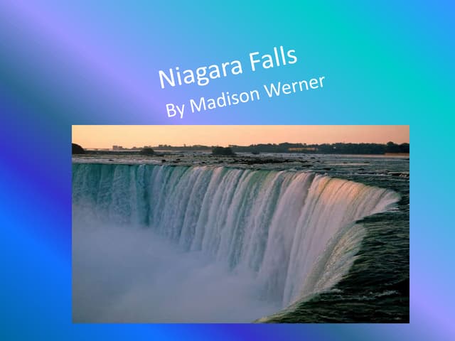Niagara falls | PPTX