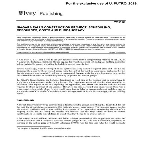 Niagara falls construction project asli terkunci | PDF