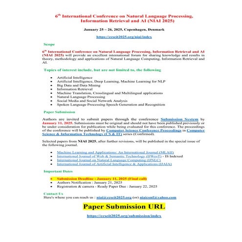 6th International Conference on Natural Language Processing ...