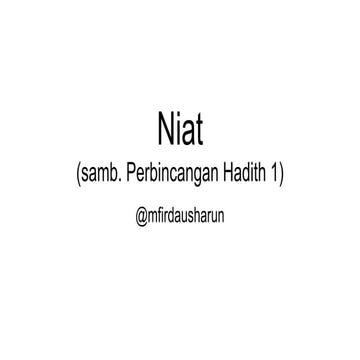 Niat | PDF