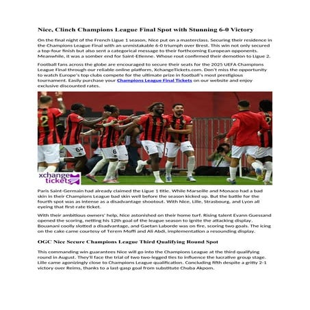 Nice, Clinch Champions League Final Spot with Stunning 6-0 Victory.docx
