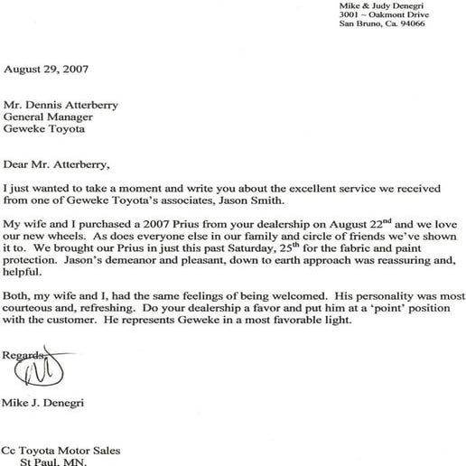 Nice Letter | PDF | Green Vehicles | Auto Type