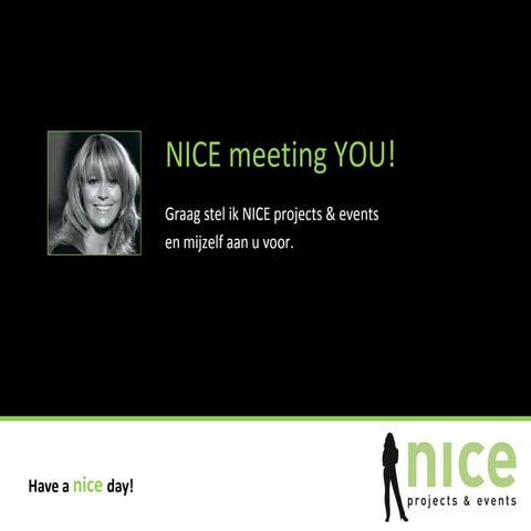 Nice projects & events even voorstellen... | PDF