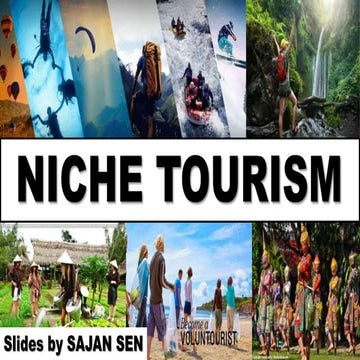 Niche tourism | PPTX