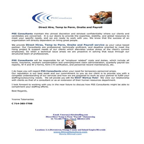 PSS Consultants | PDF